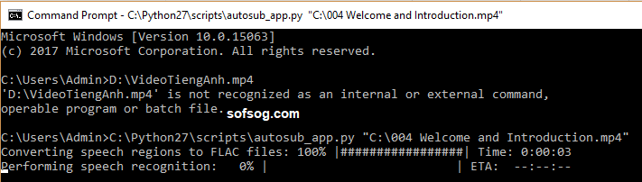 Hướng dẫn tạo phụ đề tự động cho Video bằng phần mềm Autosub - Blog của ...